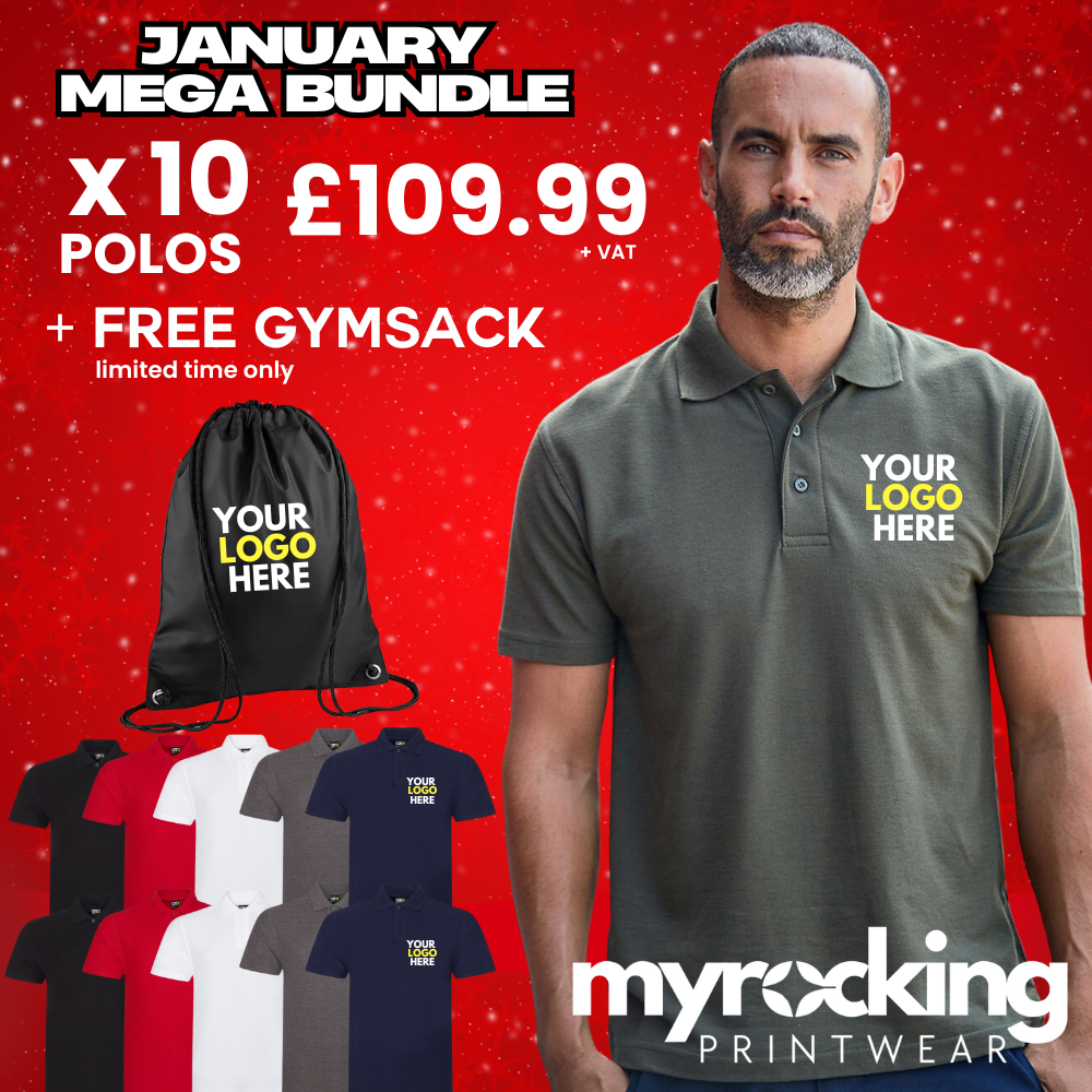 10x Adults Polo Bundle- Pro RTX + FREE GIFT – My Rocking Printwear